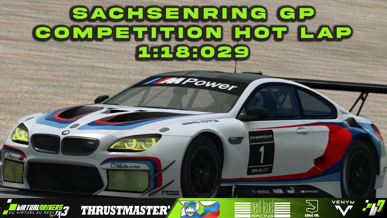 Raceroom GT3 Sachsenring GP Competition Hot Lap 1 18 029 - YouTube