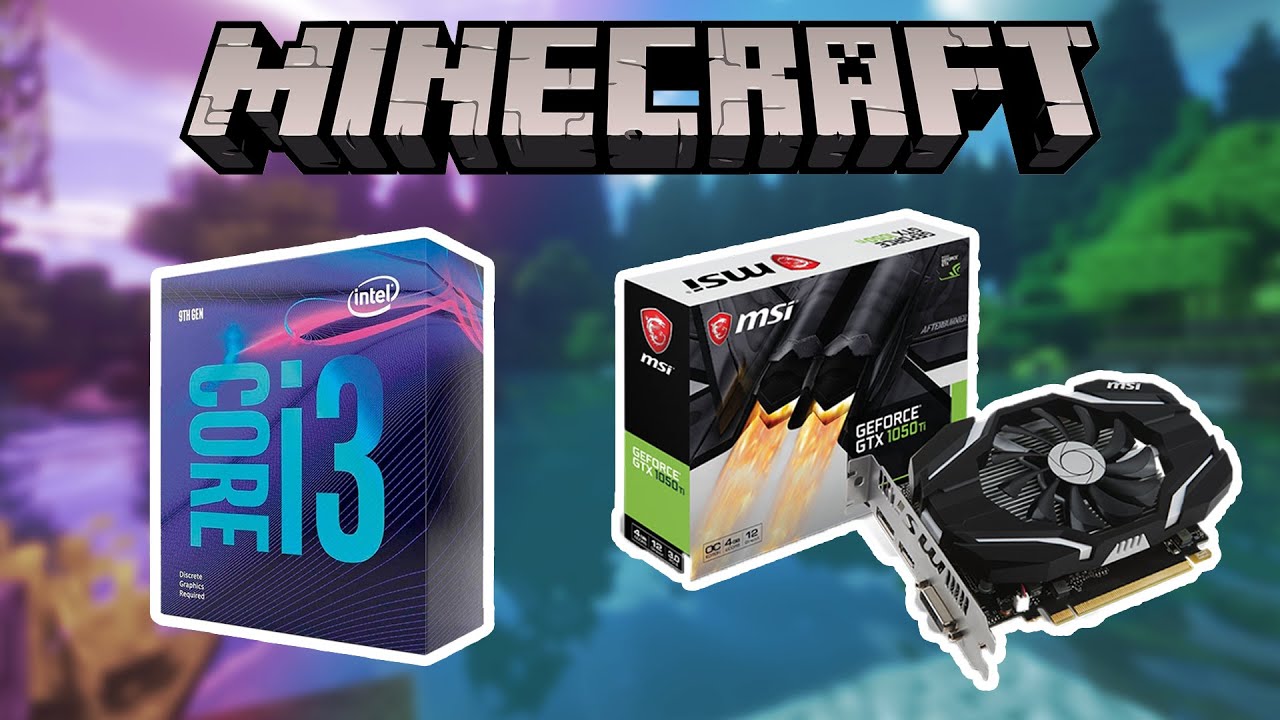 Minecraft Benchmark: i3 9100F | 8GB RAM DDR4 | gtx 1050 ti | TEST FPS ...