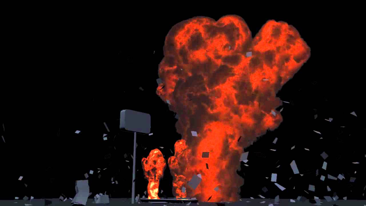 Gas Station Explosion - Autodesk Maya Dynamics - YouTube