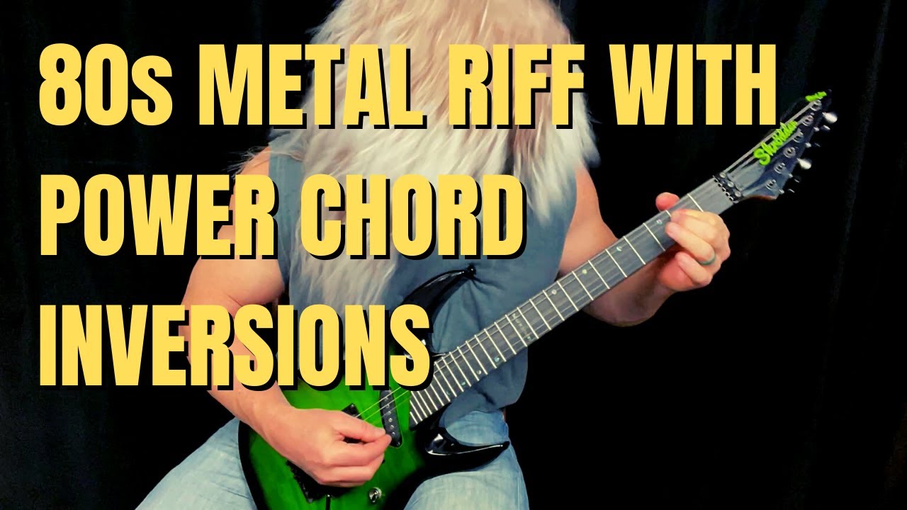 80s Metal Riff Lesson - Power Chord Inversions (with Gunnar) - YouTube