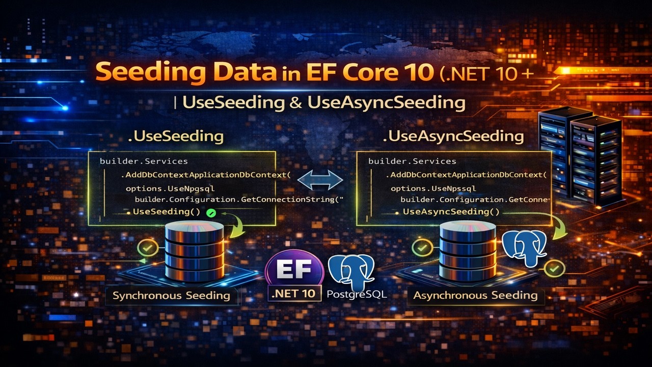 16. Seeding Data in EF Core 10 (.NET 10 + PostgreSQL) | UseSeeding ...