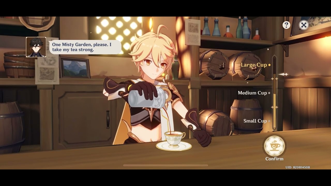 Zhongli A strong tea event quest | genshin impact | Event | Of drinking ...