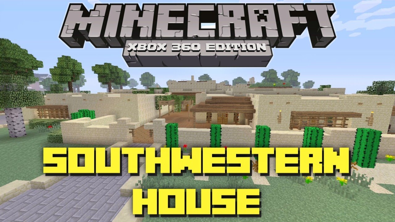 Minecraft Xbox 360: Adobe House! (House Tours of Danville: Episode 32 ...