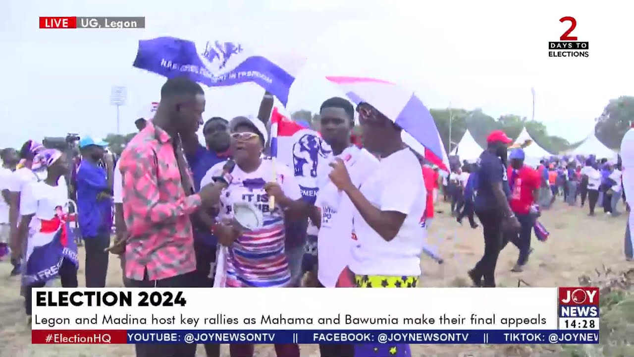 Election 2024: NPP supporters throng Legon as party holds last rally ...