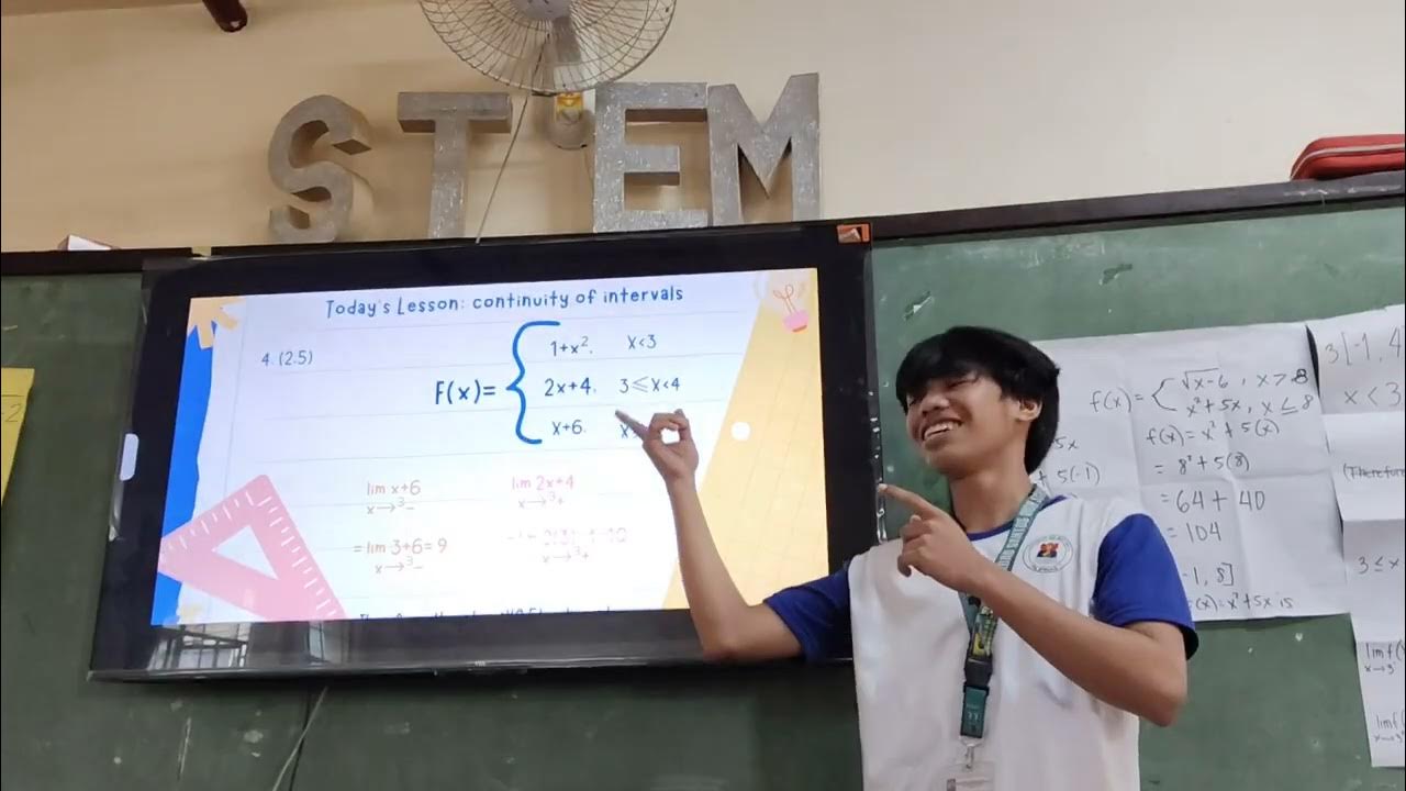 CONTINUITY OF FUNCTION ON AN INTERVAL || BASIC CALCULUS - YouTube