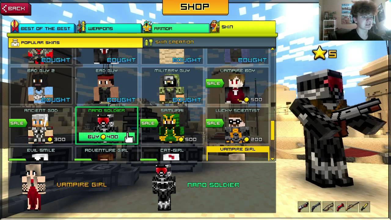 Pixel gun 3D maps that need to be in Pixel Gun world - YouTube