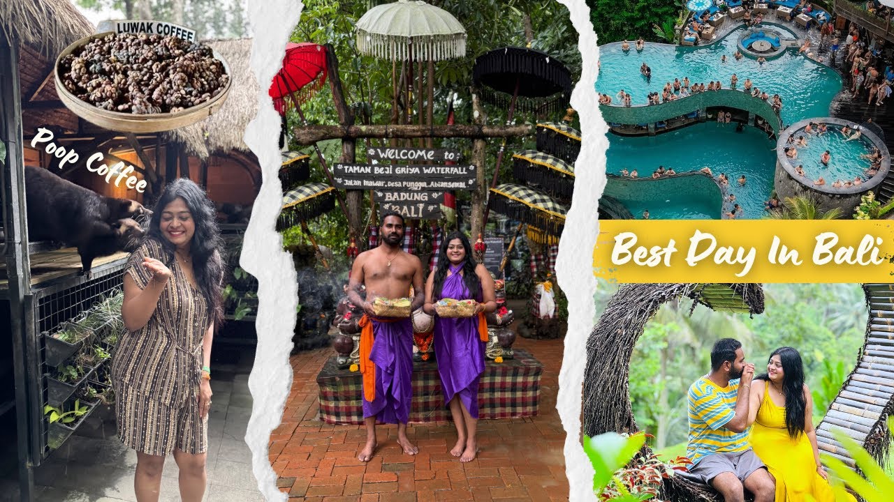 Bali Swing | Waterfall Purification | Cretya Ubud & Poop Coffee ☕️ Bali ...