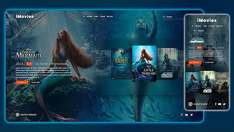 Responsive Website Landing Page Design | HTML, CSS & javaScript - YouTube
