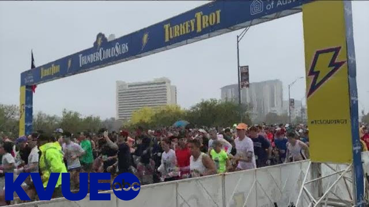 Rain didn't stop runners in 32nd annual Thundercloud Turkey Trot in ...