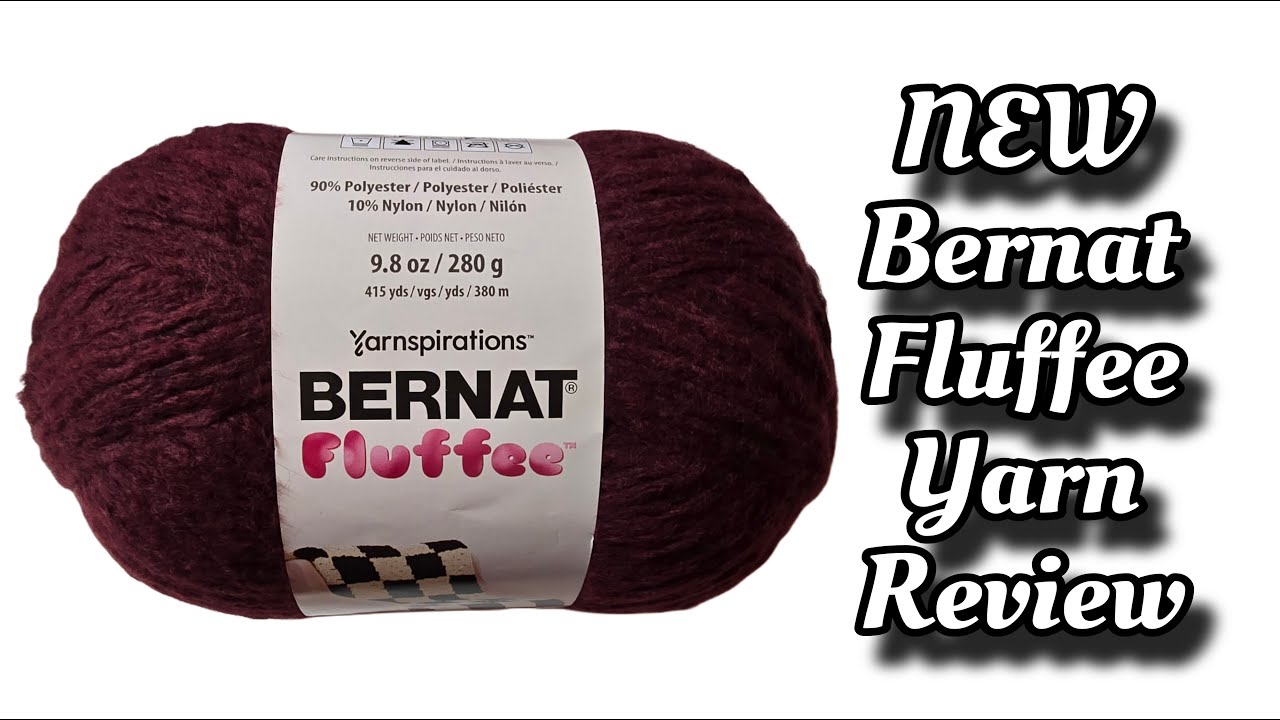 NEW Bernat FLUFFEE Yarn Review - YouTube
