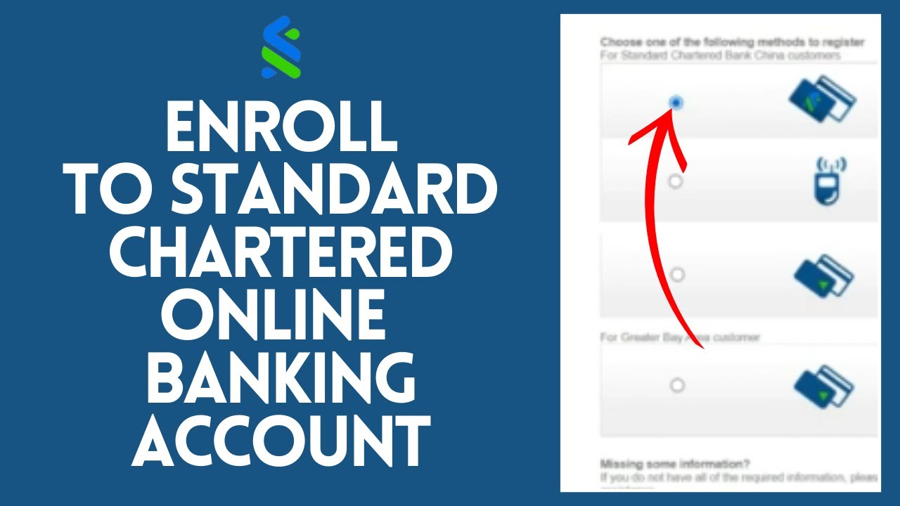 How to Enroll to Standard Chartered Online Banking Account? - YouTube