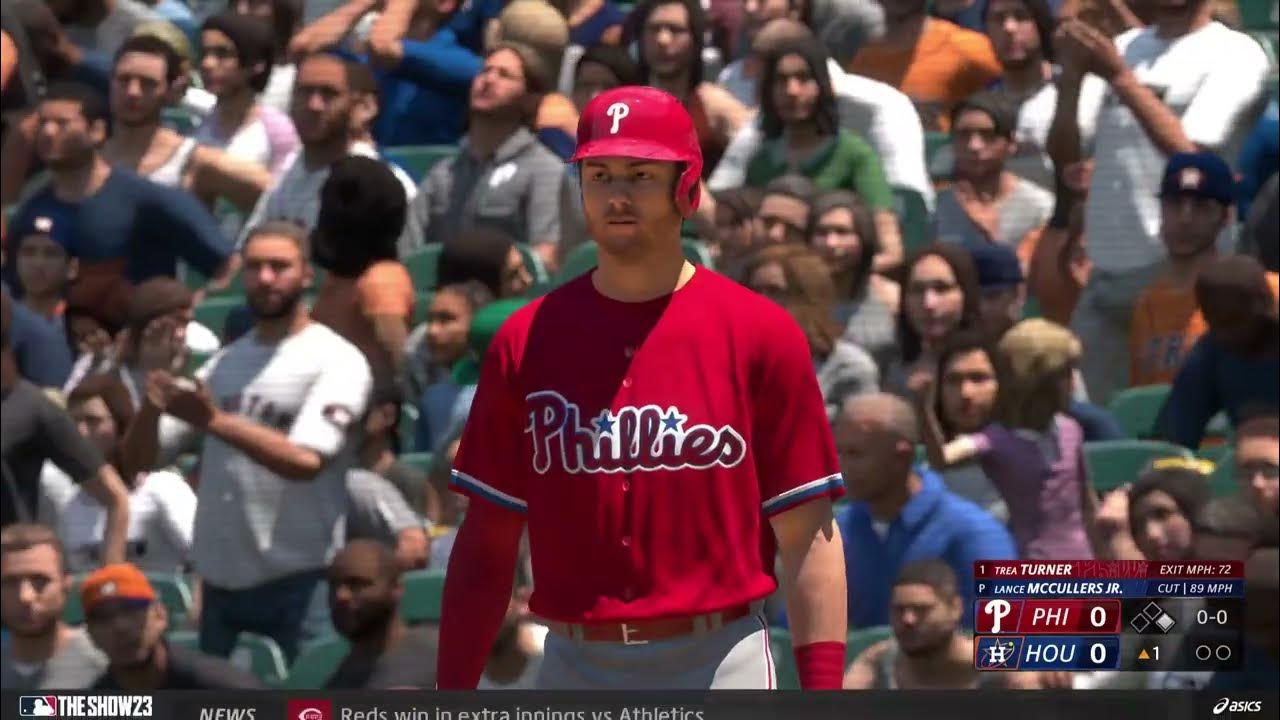 MLB: The Show 23 (PS5) - Franchise Mode - S1:Ep29 - PHILLIES (22-6) @ Astros (12-15) - YouTube