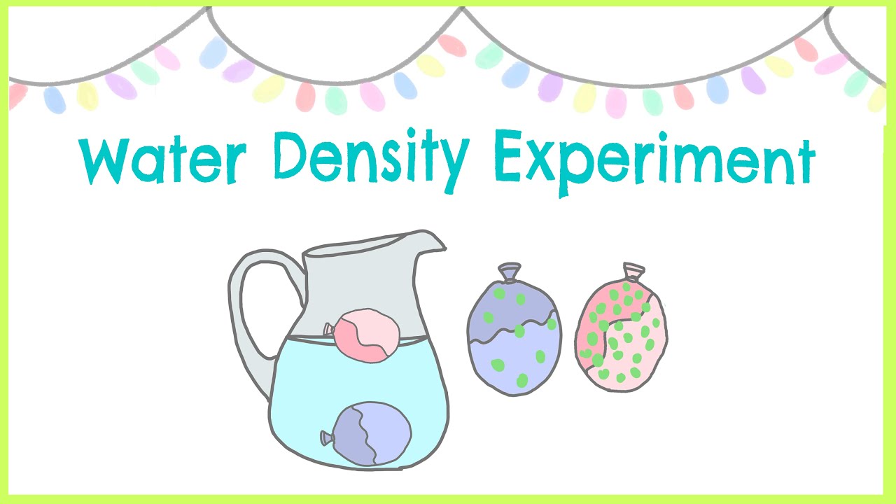 Easy Water Density Experiment - YouTube