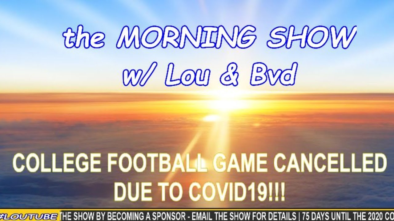 FOOTBALL GAME CANCELLED The Morning Show Ep 112 YouTube football-game-cancelled-the-morning-show-ep-112-youtube
