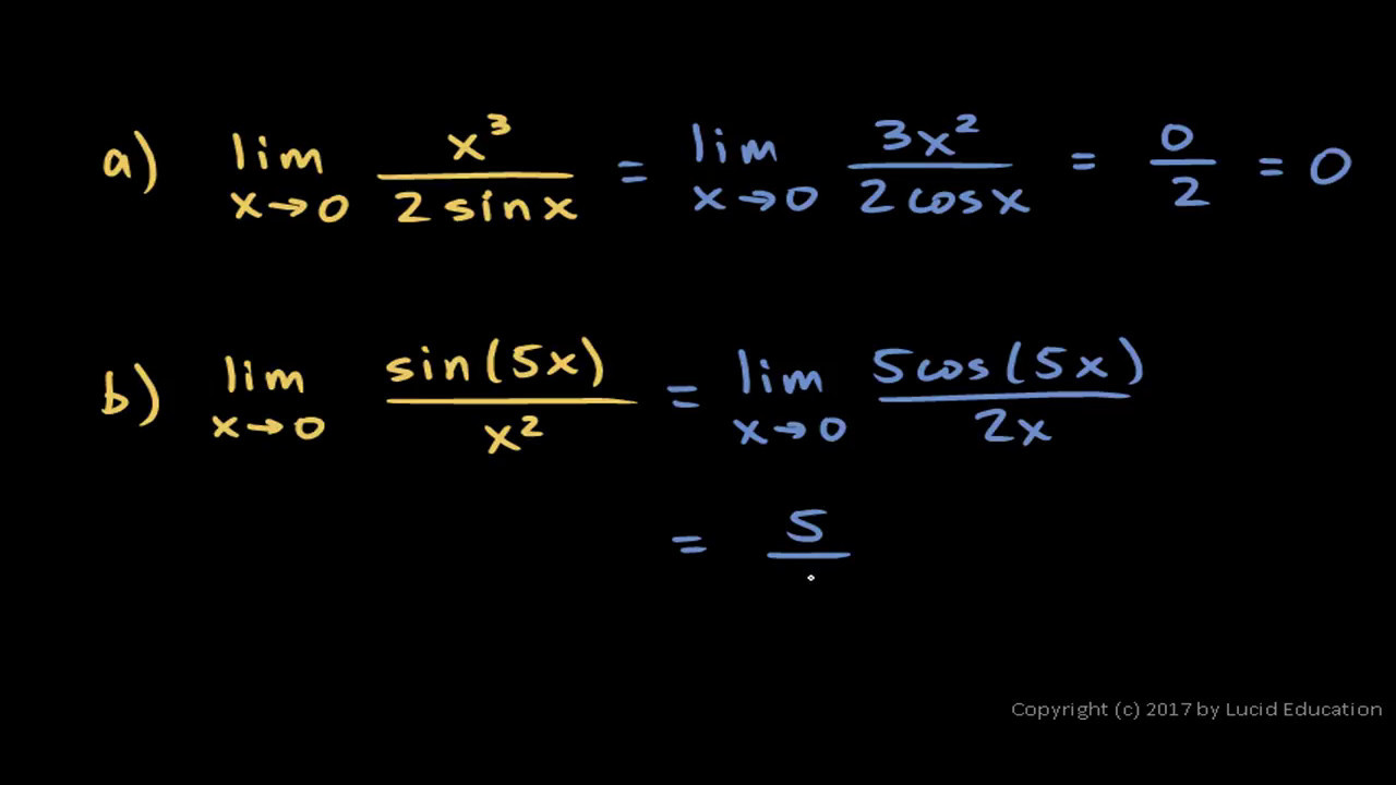 Calculus 6 08e Limits That Evaluate To Zero Or Infinity YouTube