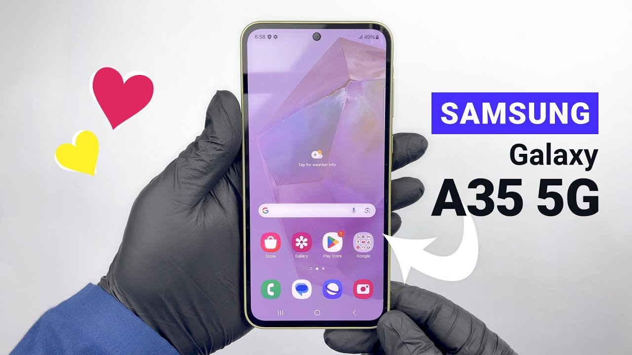 Samsung Galaxy A35 5G Unboxing - What's inside the box? - YouTube