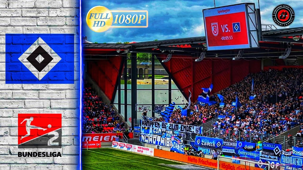 🔵⚪⚫ 2000 Ultras HSV away day in Regensburg • 2Liga • Jahn Regensburg vs ...
