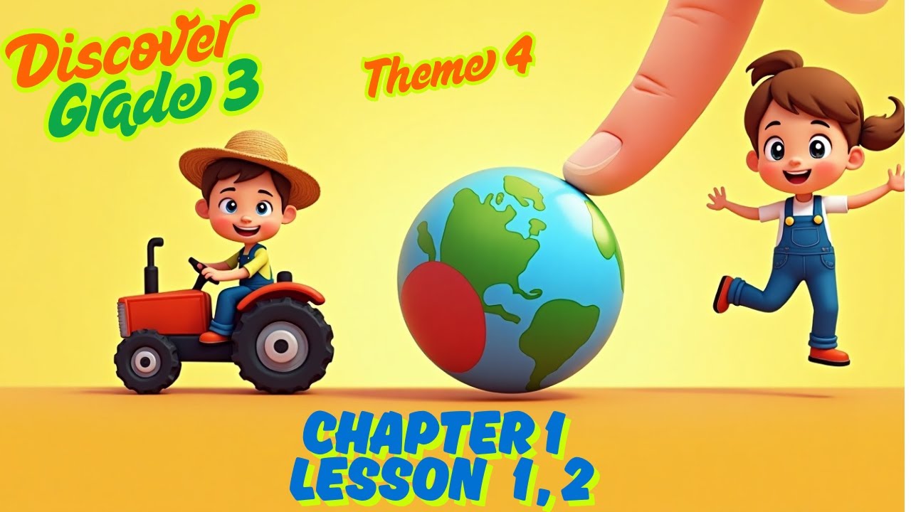 Discover grade 3 Theme 4 chapter 1 lesson1& 2 ديسكفر تالتة ابتدائي ...
