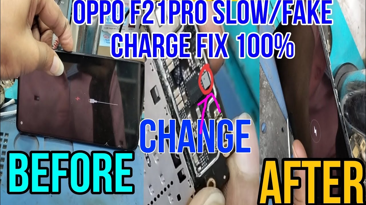Oppo F21 Pro Slow / Fake Charging Fix 100%.. - YouTube
