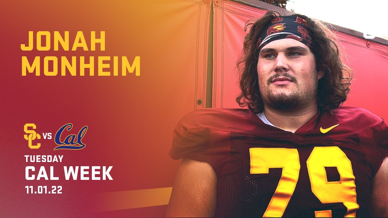 USC OL Jonah Monheim on his first start at guard, Mason Murphy stepping ...
