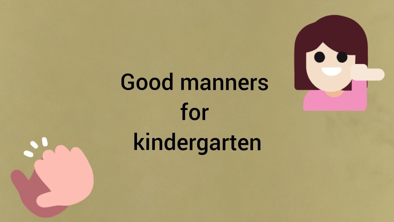 Learn good manners for kids | learn how to be kind | good manners for ...