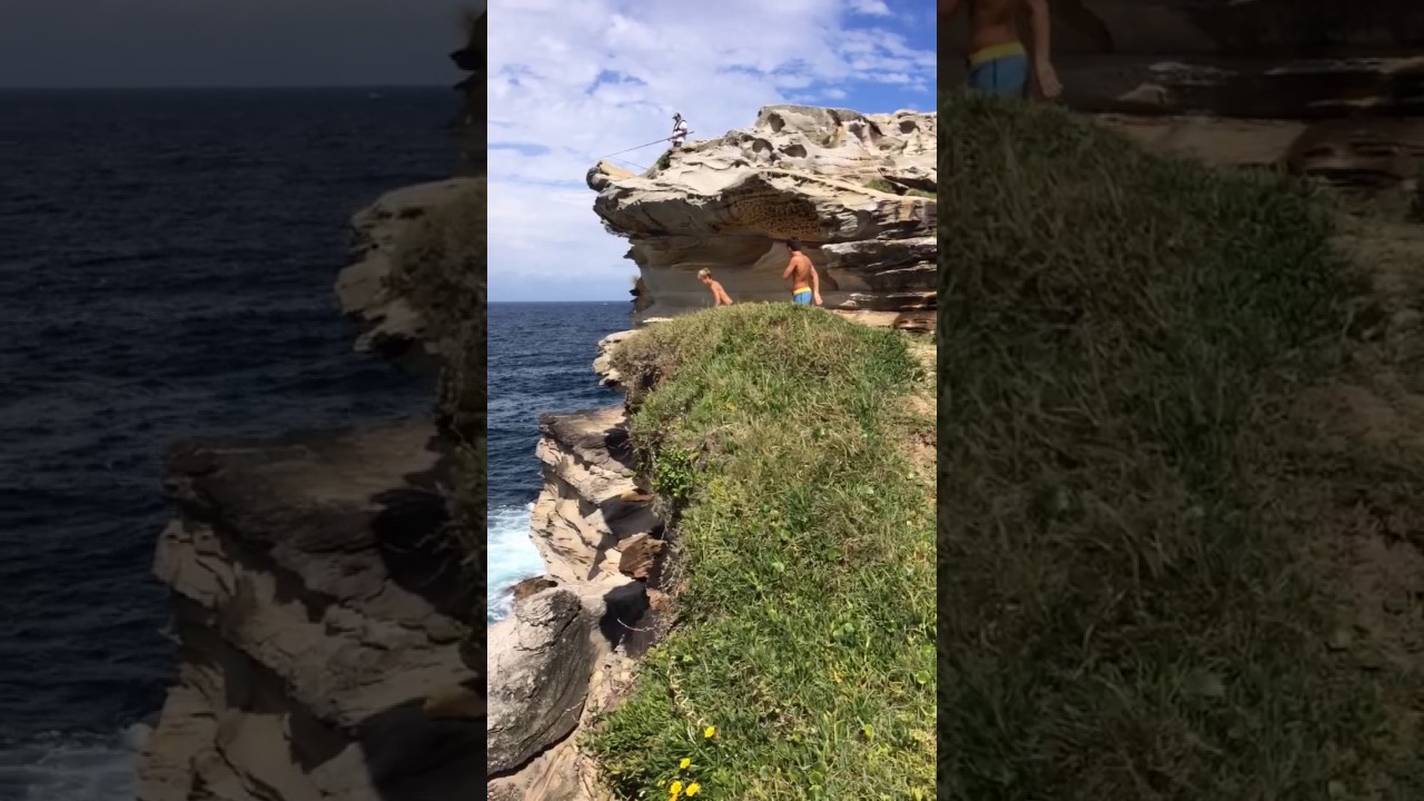Cliff jumping maroubra - YouTube