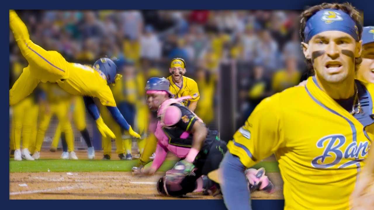 DR Meadows Makes Athletic Dive into Home to Tie The Game | Banana Ball ...