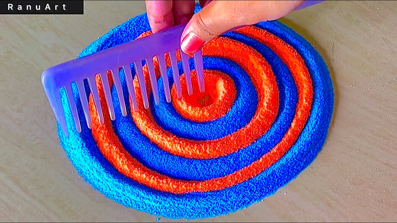 Easy Beautiful creative Rangoli/Simple Rangoli Design for festival ...