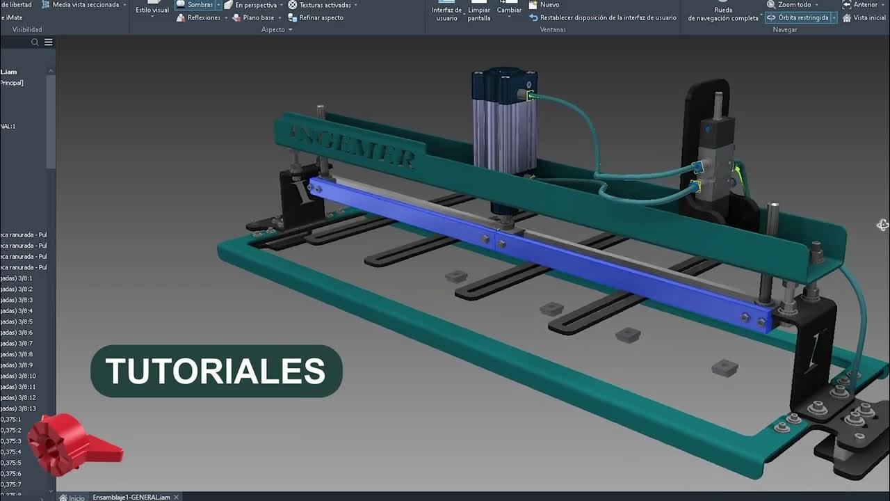 Autodesk #inventor 2023 Principiante/intro nivel basico-practica-1/ tutorial #1/curso1 #cad # ...