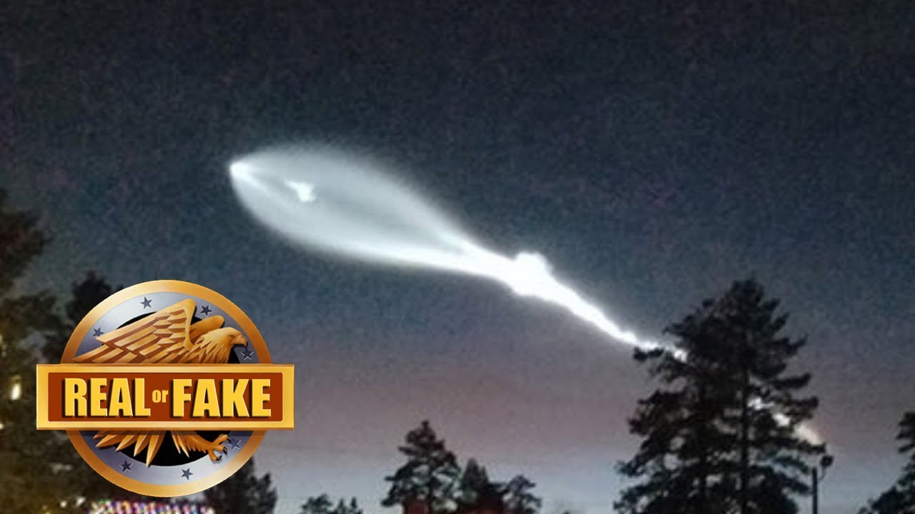 Rocket Launch or UFO? Real or Fake - YouTube