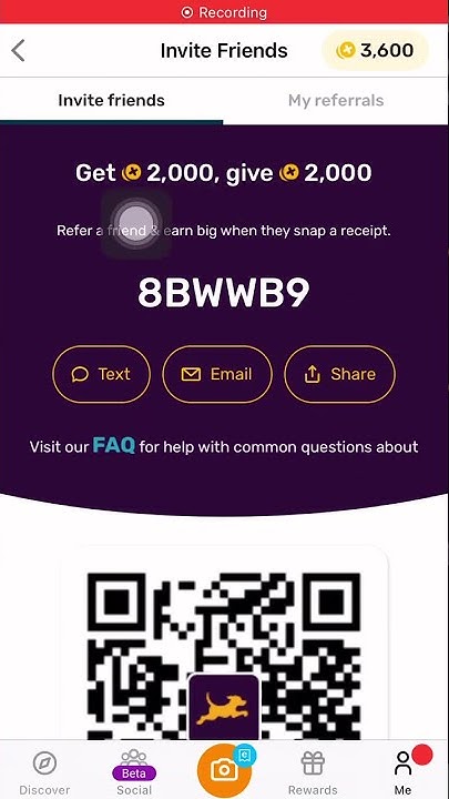 HOW TO ENTER A REFERRAL CODE FOR FETCH REWARDS 2022 - YouTube