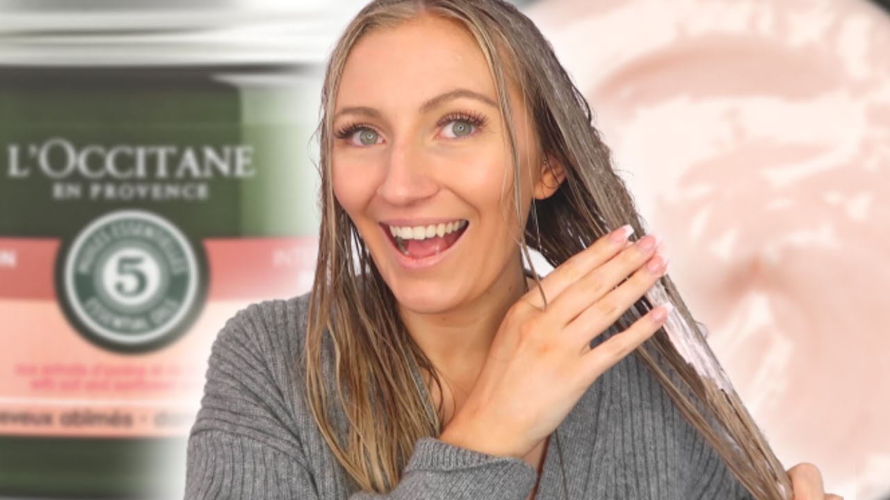 L'OCCITANE INTENSIVE REPAIR HAIR MASK REVIEW | NEW FAVOURITE HAIR MASK ...