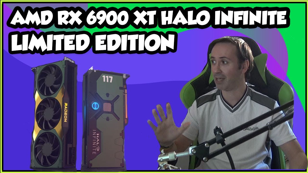 AMD RADEON RX 6900 XT HALO INFINITE LIMITED EDITION ¡BRUTAL! 😍 - YouTube