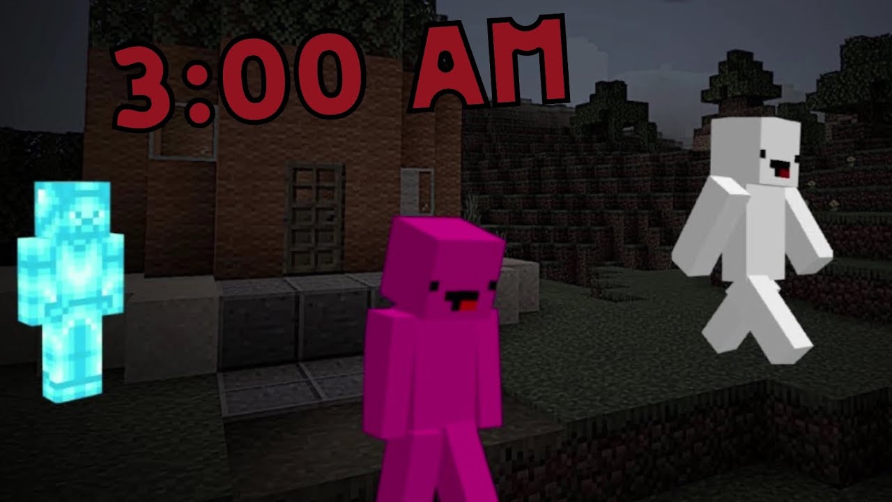 We Played Minecraft At 3AM! - YouTube