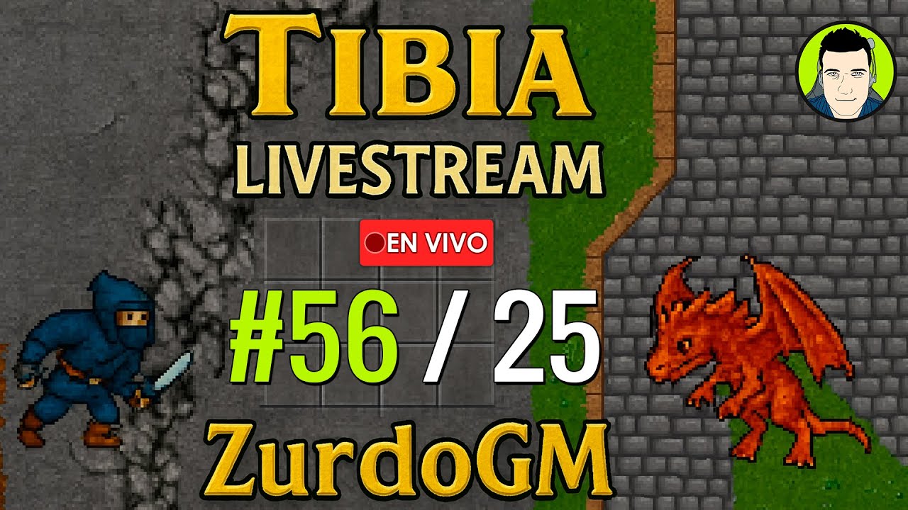 En vivo | Tibia es el mejor juego del mundo | 57 / 25 - YouTube