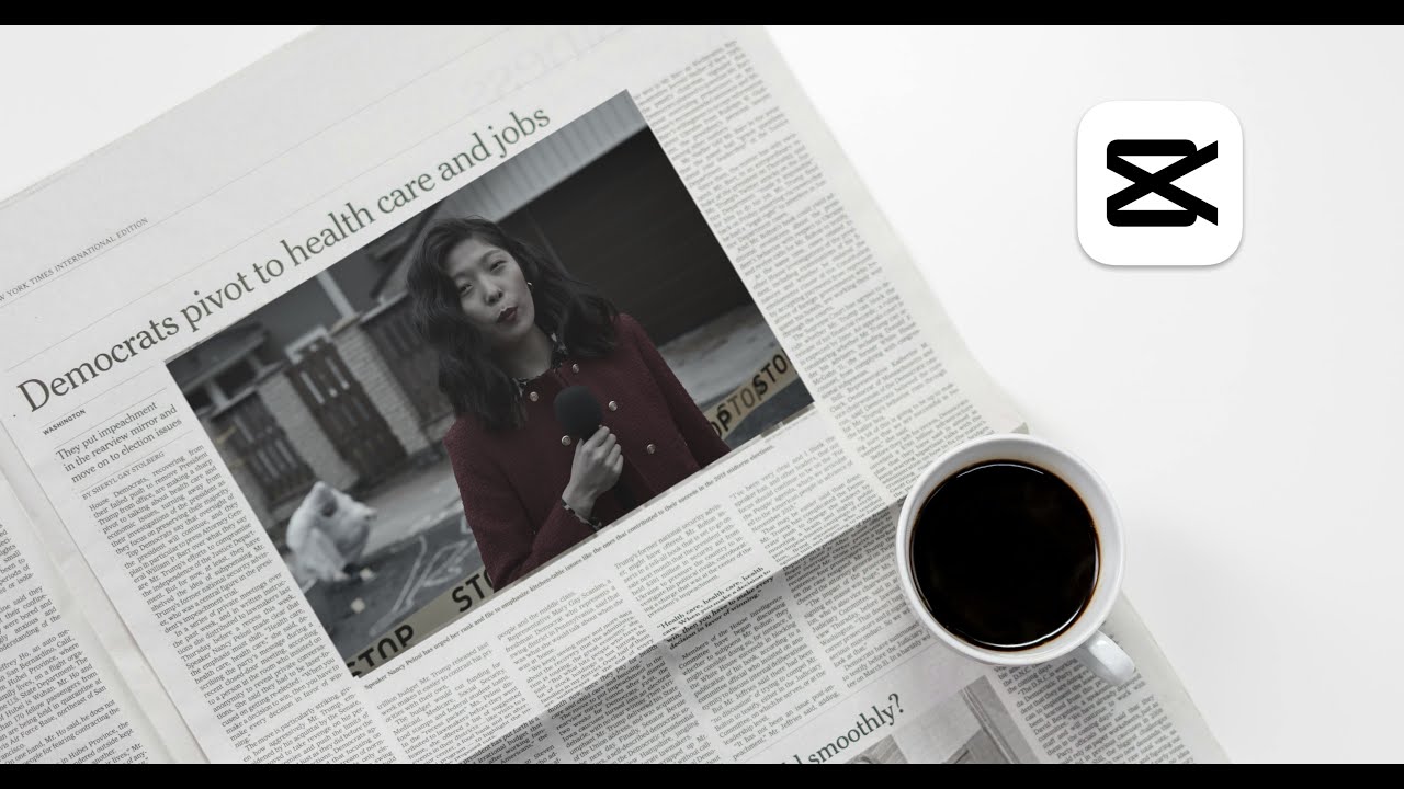 How to Create a Newspaper Video Edit with CapCut PC 2024 | Step-by-Step ...