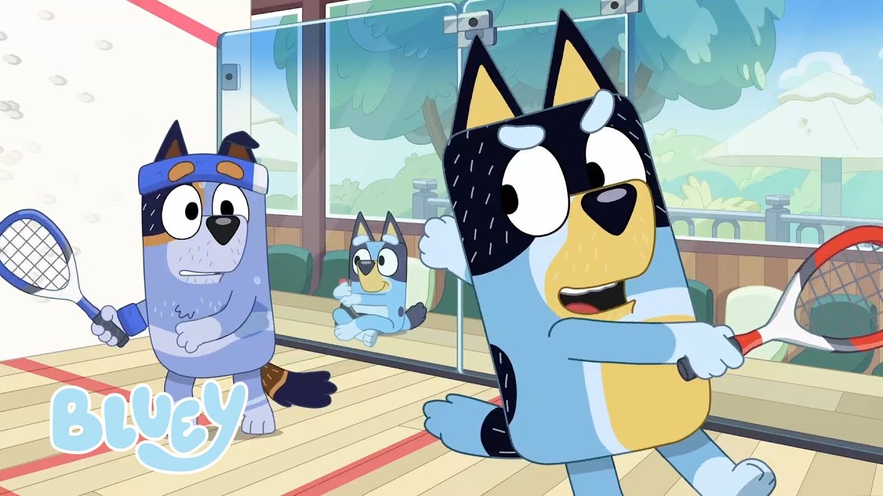 Låt oss leka sport med Bluey | Bluey Officiella Svenska Kanalen - YouTube