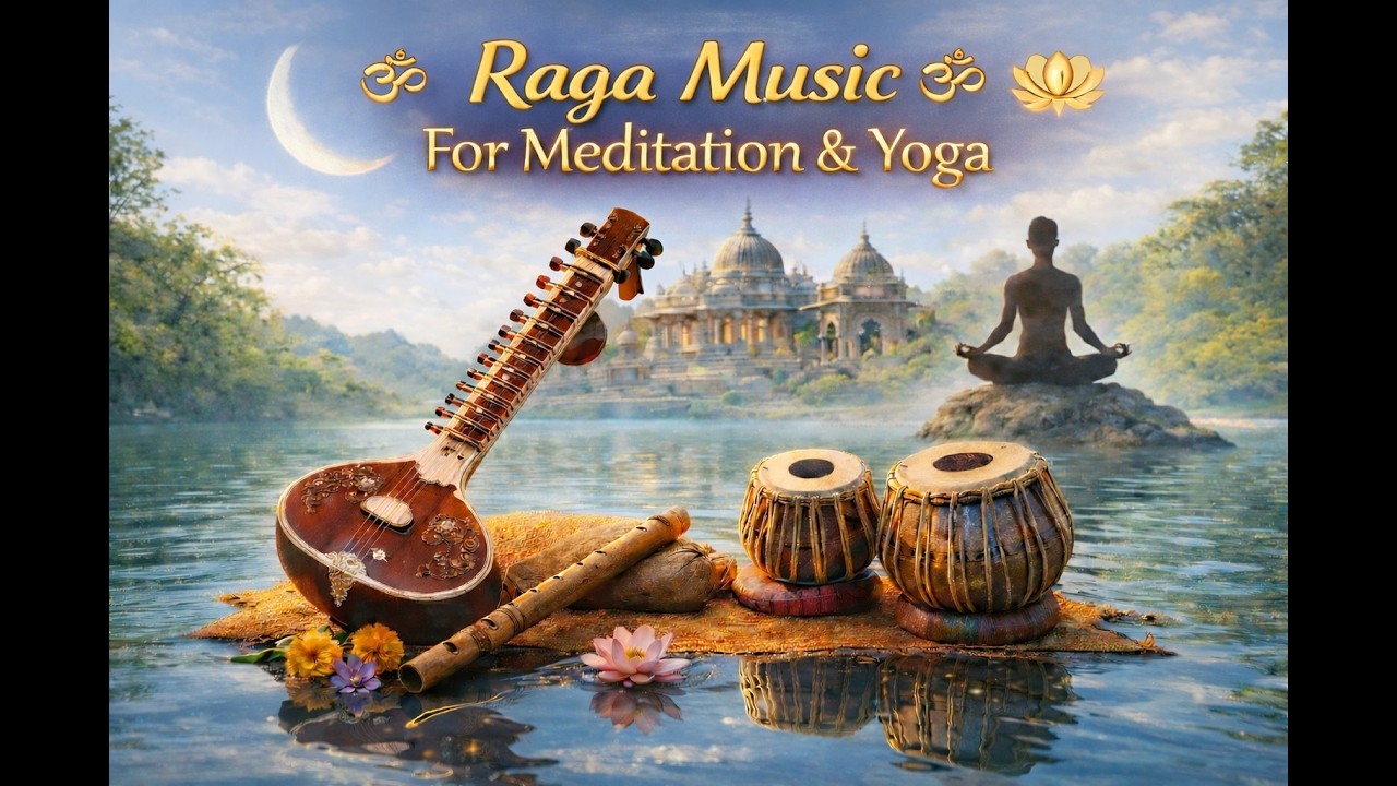 Best Raga Music for Meditation & Yoga | Morning Calm, Stress Relief ...