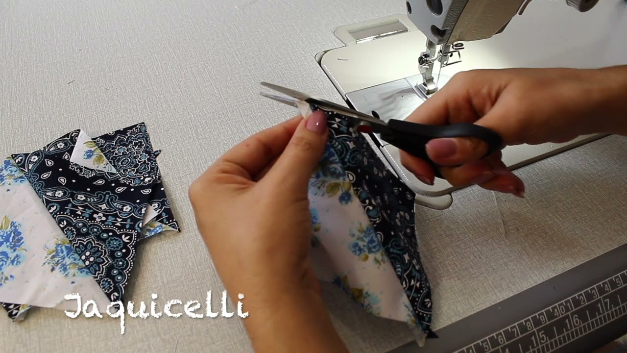 COMO FAZER BLOCO CATAVENTO / PASSO A PASSO / TUTORIAL DE COSTURA #DIY BLOCK TUTORIAL PATCHWORK ...