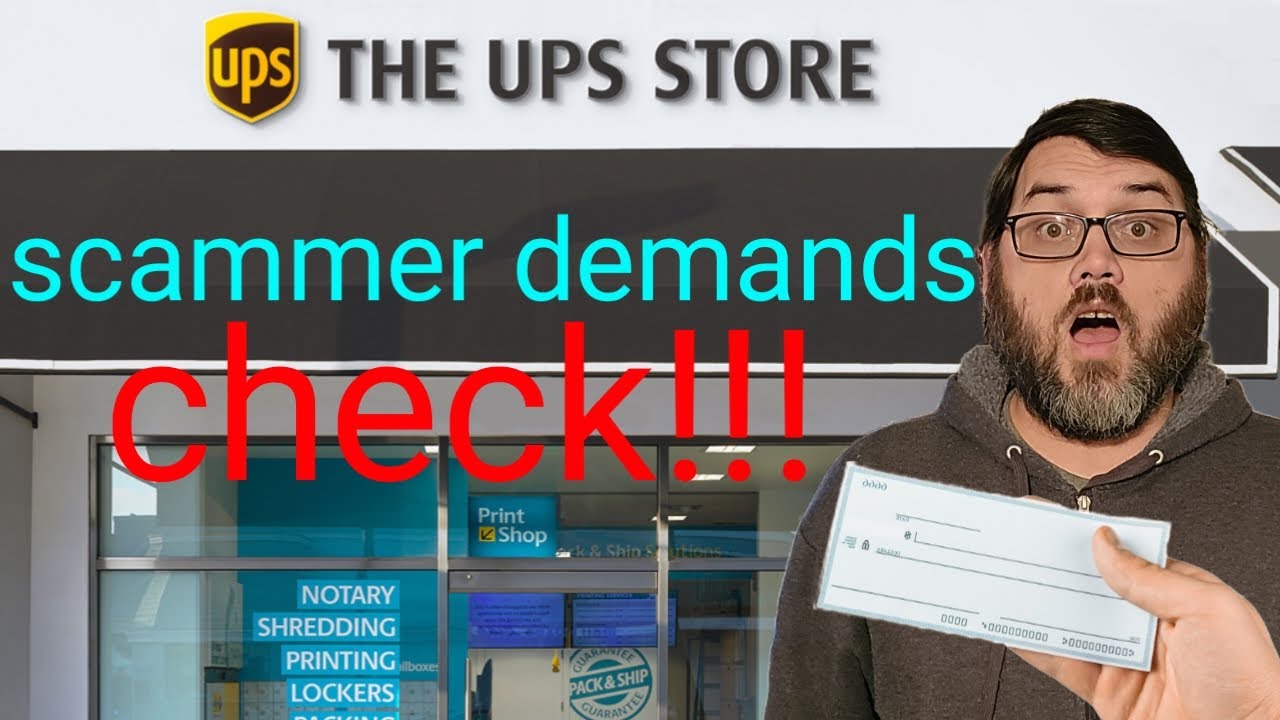 Scammer demands a check payment!!! #scambait #scambaiting #scammer # ...
