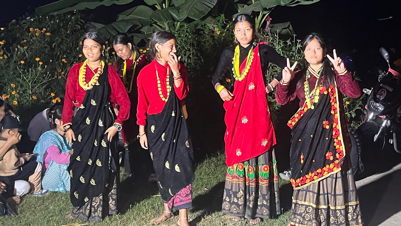 Mata Dhale dhale / Nepali cultural dance #ShantiShrDeusi vailo dance ...