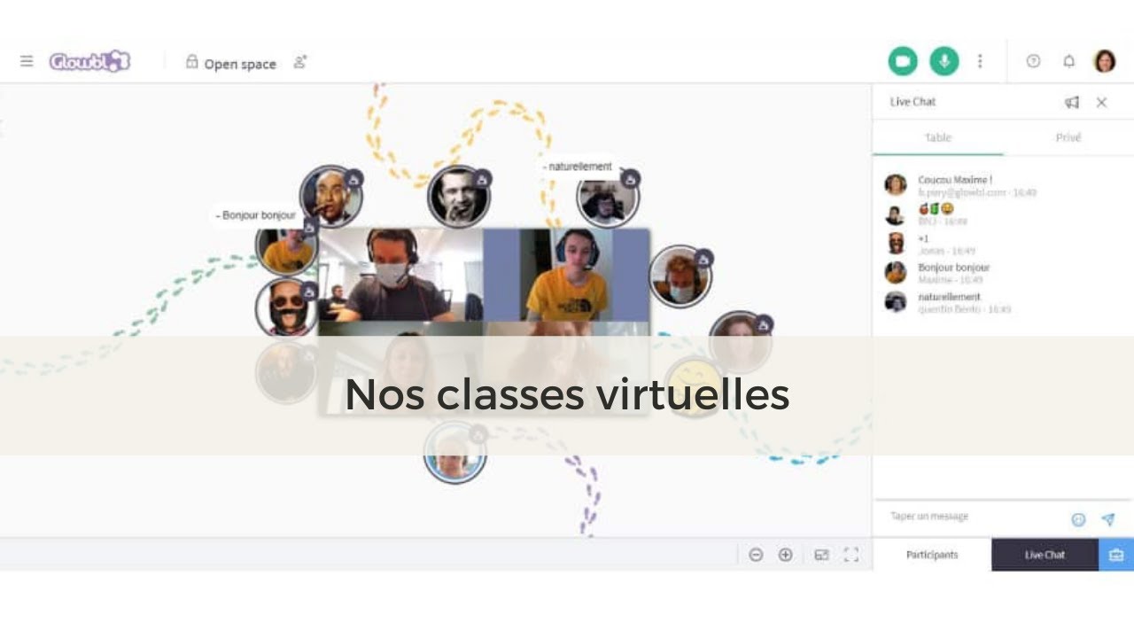 Nos classes virtuelles - YouTube