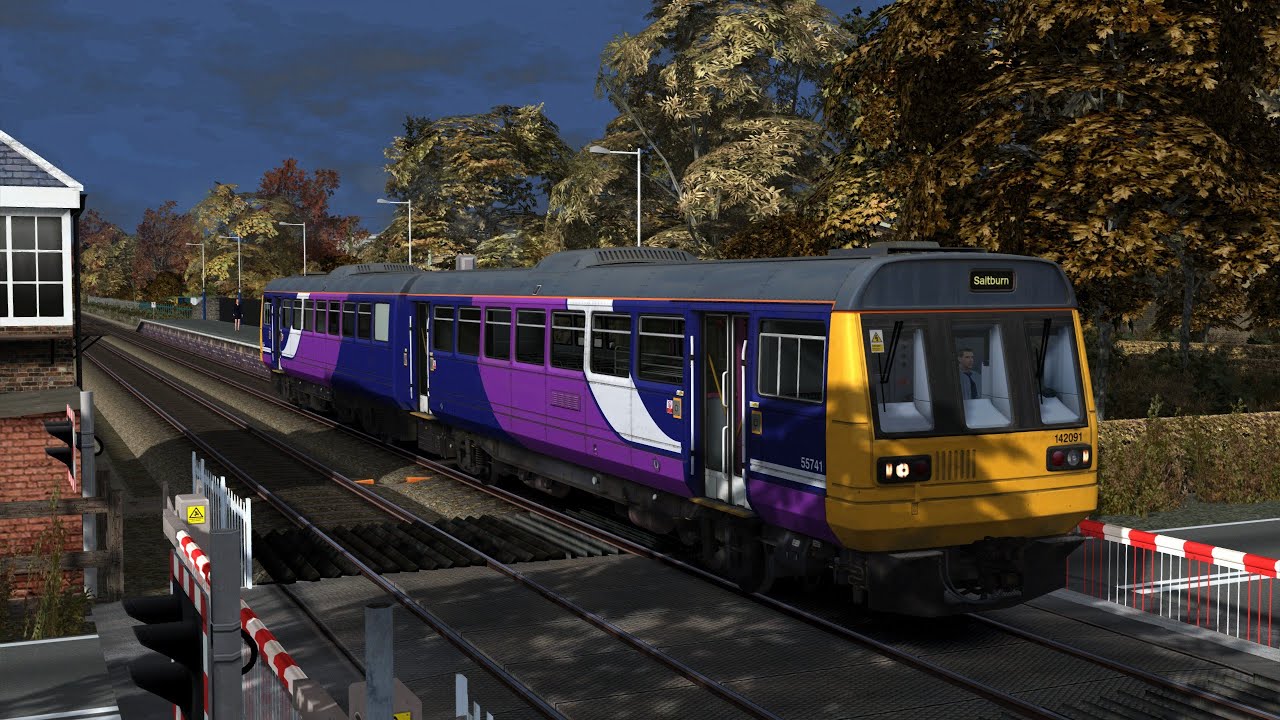 Train Simulator: Bishops Auckland - Middlesbrough: Class 142 - YouTube