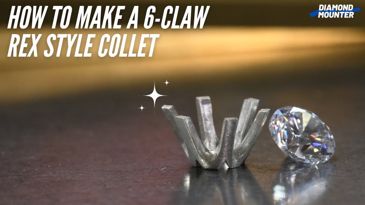 How to Cut Out a 6 Claw Rex Style Collet - YouTube