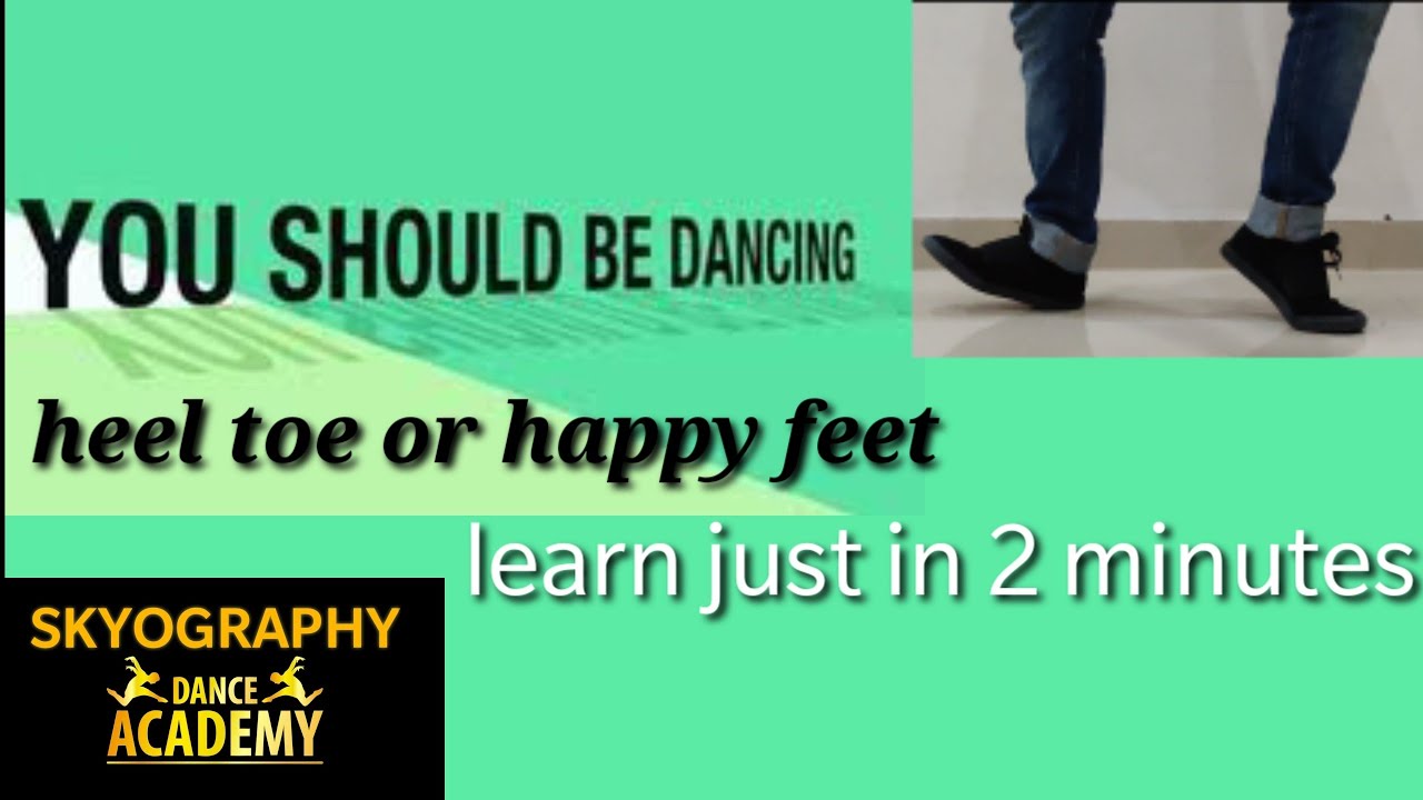 Heel Toe or happy feet dance step tutorial - YouTube