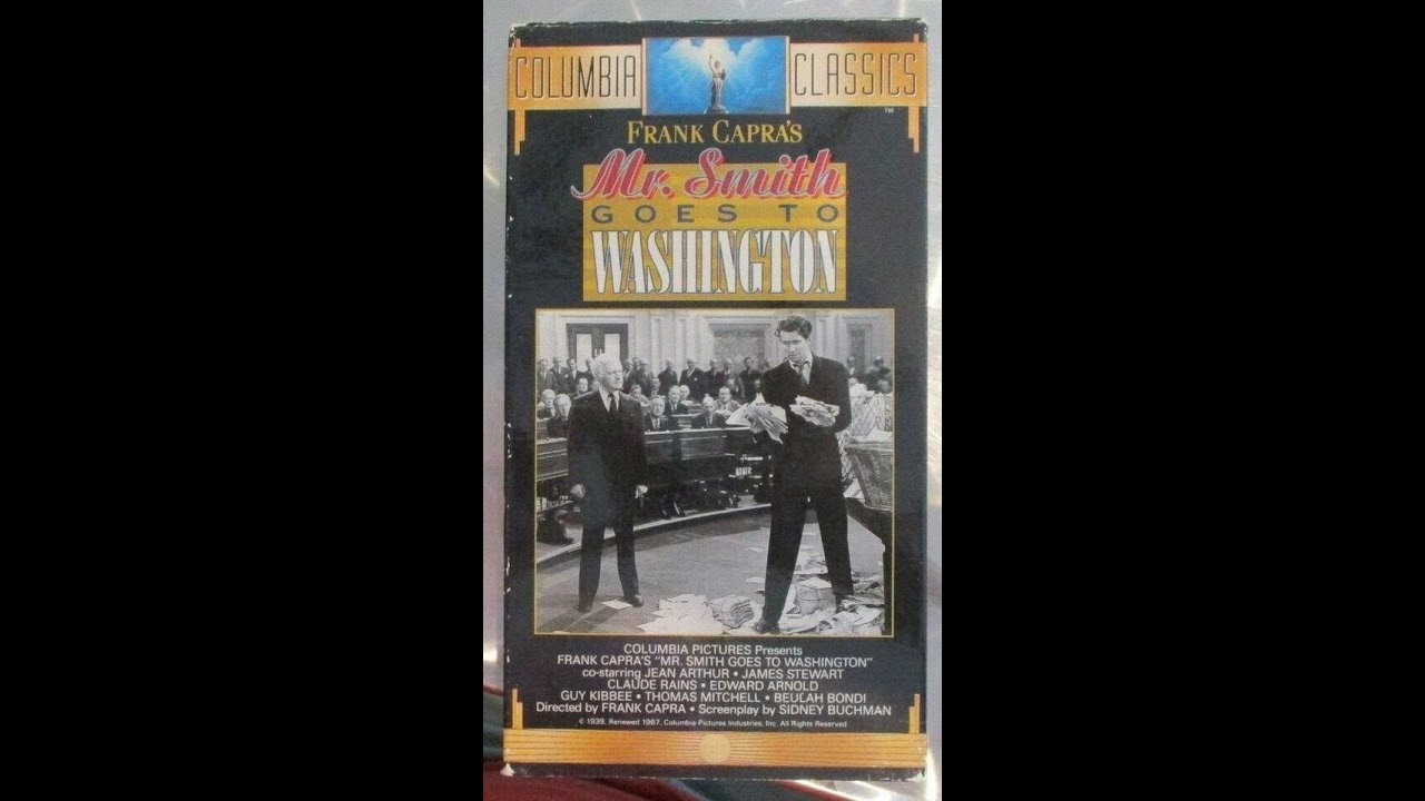 Opening To Mr. Smith Goes To Washington 1989 VHS - YouTube
