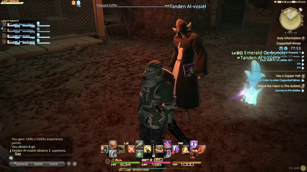 FINAL FANTASY XIV Copperbell Mines Dungeon - YouTube