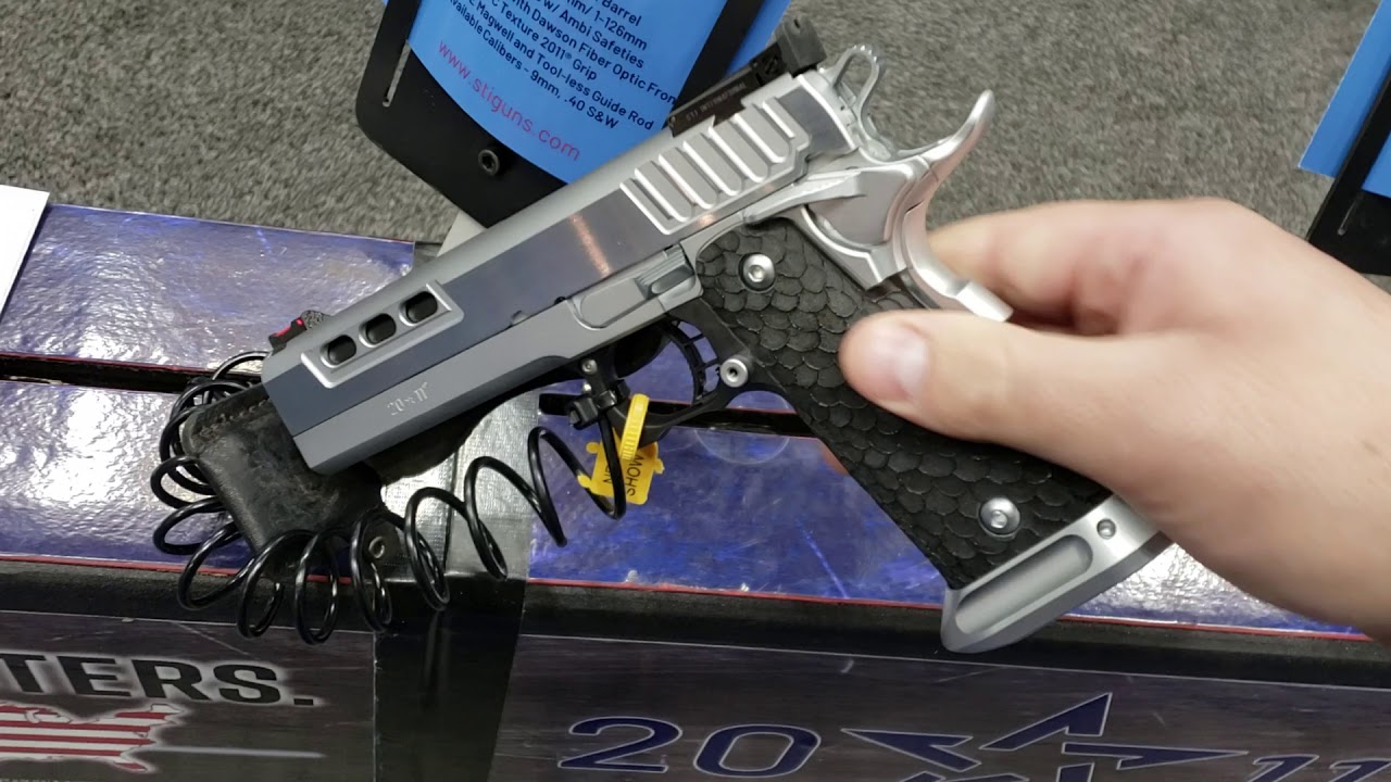 2019 NRAAM STI 2011 Staccato DVC Limited Pistols - YouTube