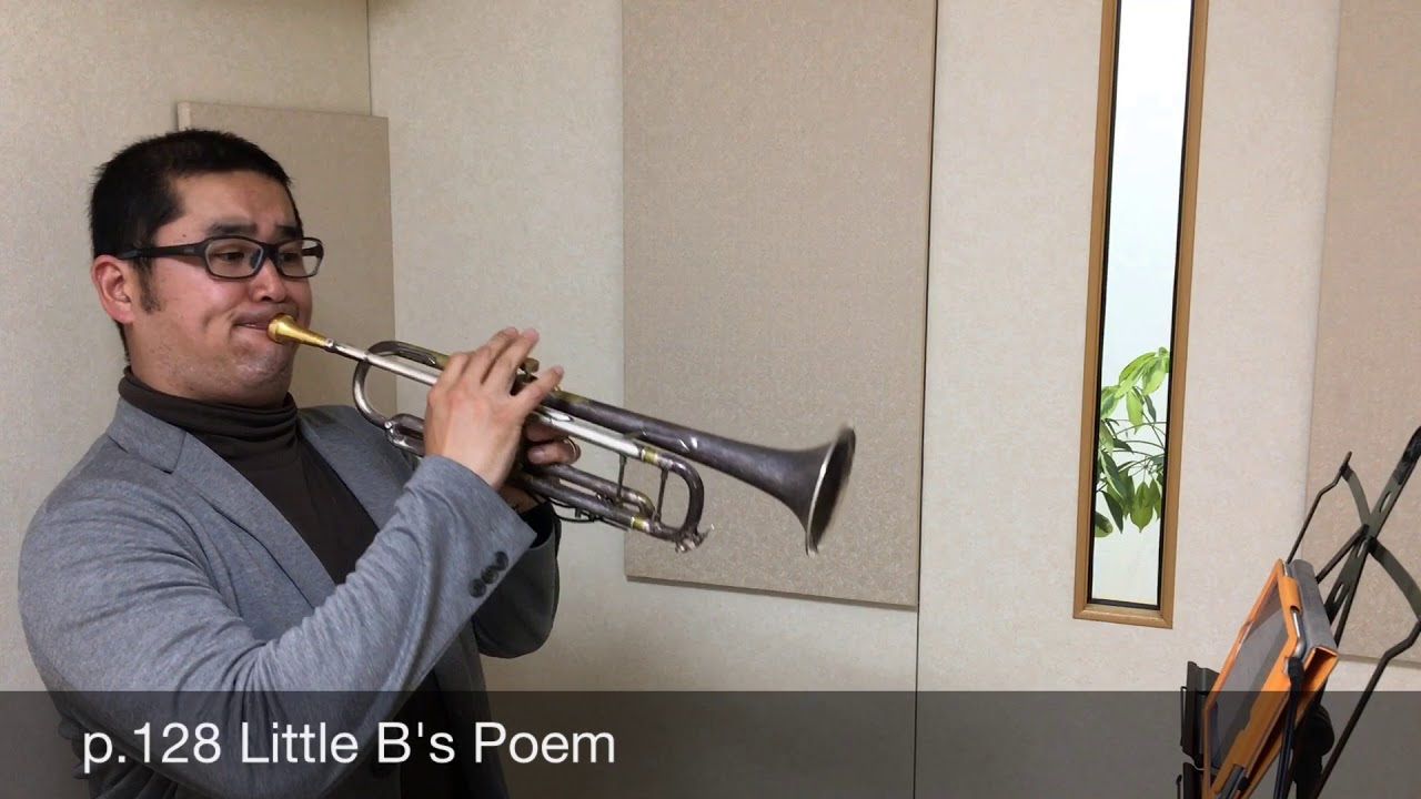 p.128 Little B's Poem - Jazz Standard Bibleトランペットで全部吹く。 - YouTube