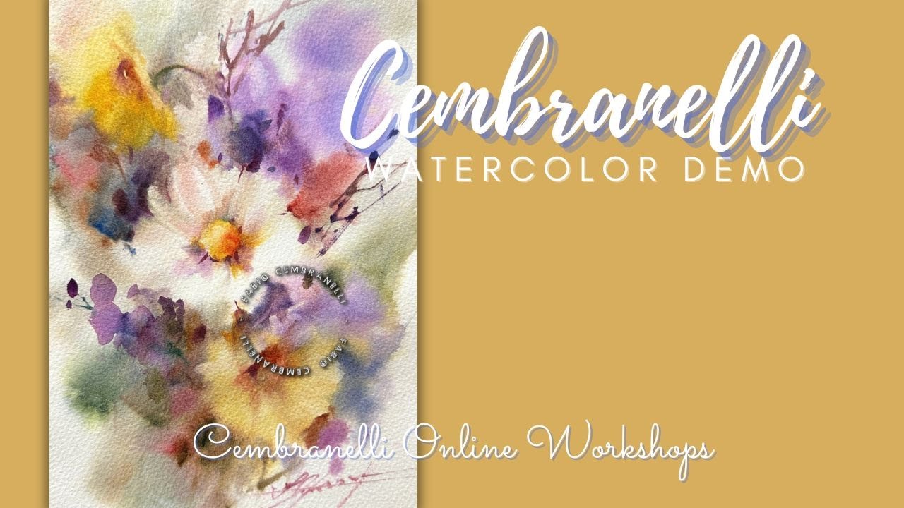 Wet on Wet Demo, Watercolor Demo - YouTube
